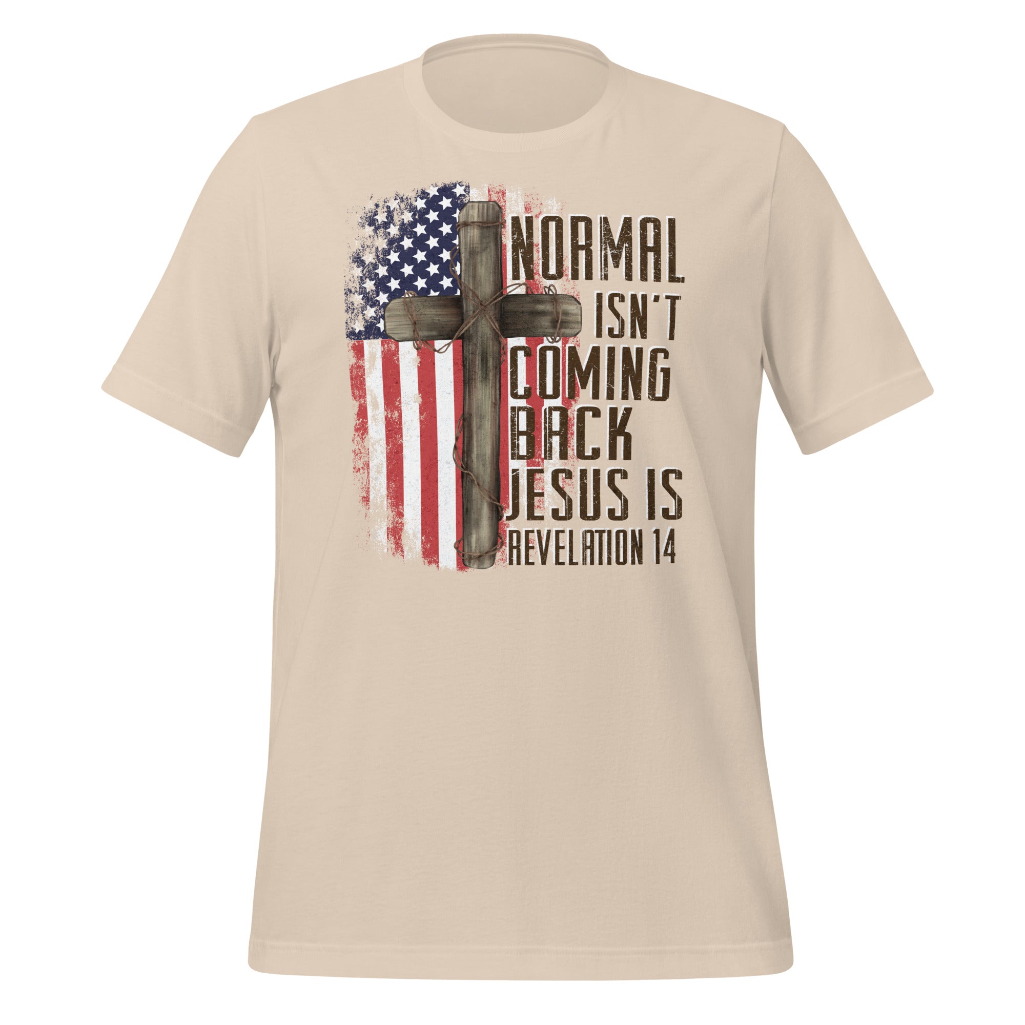 Jesus is coming back. Revelation 14 - Unisex t-shirt – Meekever Jesus is coming back. Revelation 14 - Unisex t-shirt – Meekever